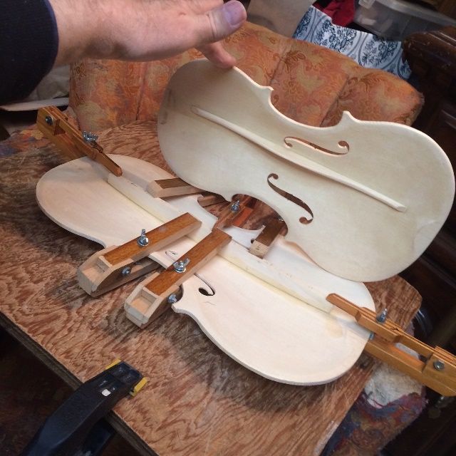 Progress on the 16-1/2" 5-String Viola | Five String Fiddles